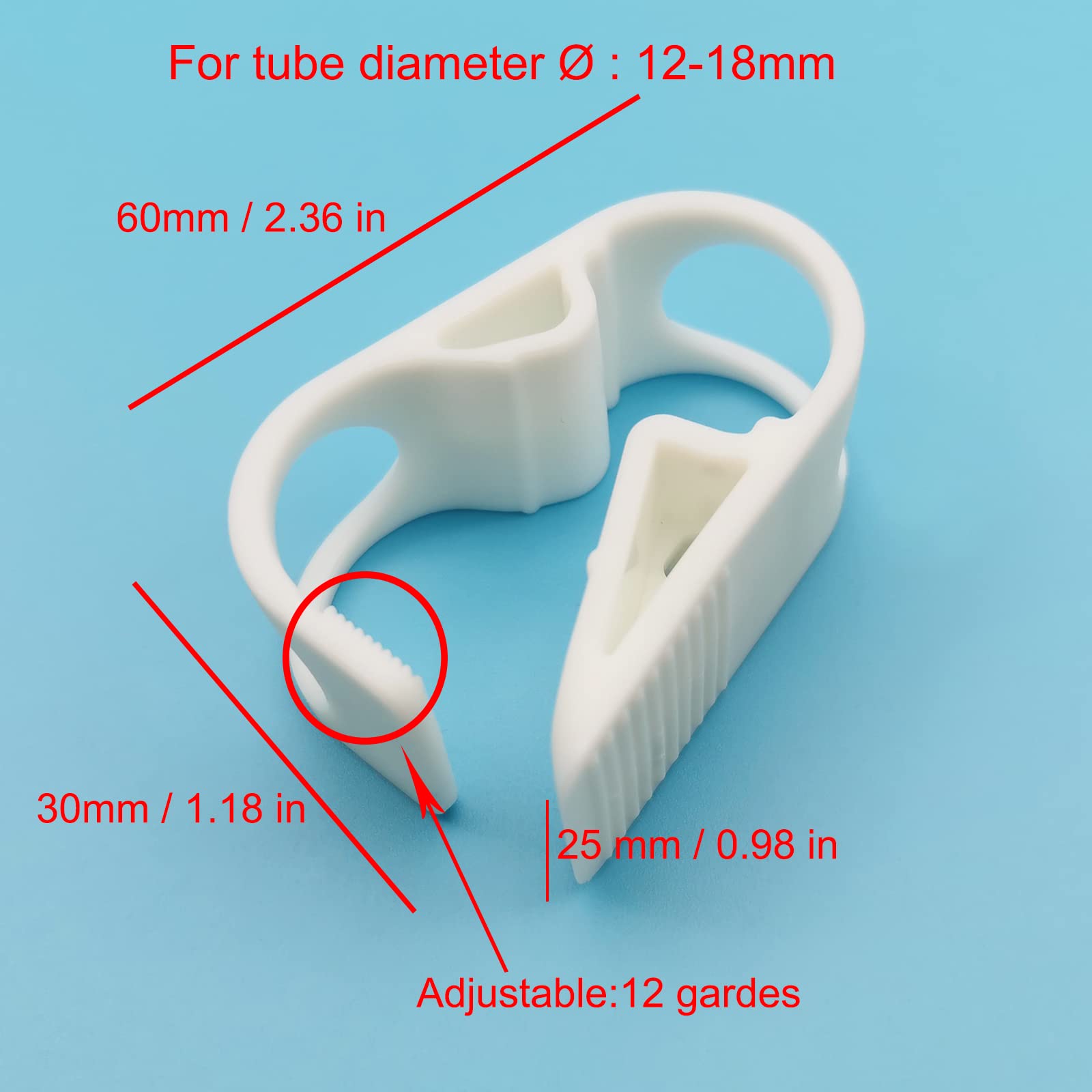 Snapklik.com : 5PC 12-18mm/0.472-0.708 Heat Resistant PBT Plastic ...
