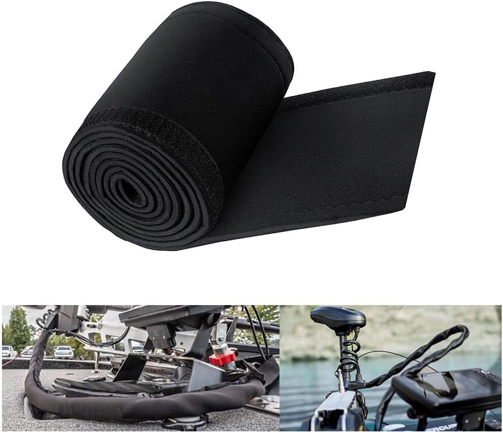 Amazon.com: Trolling Motor Cable Organizer Sleeve,60" Neoprene Cable ...