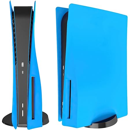 Amazon.com: Face Plate Cover Shell for PS5 Disc Edition Console ...