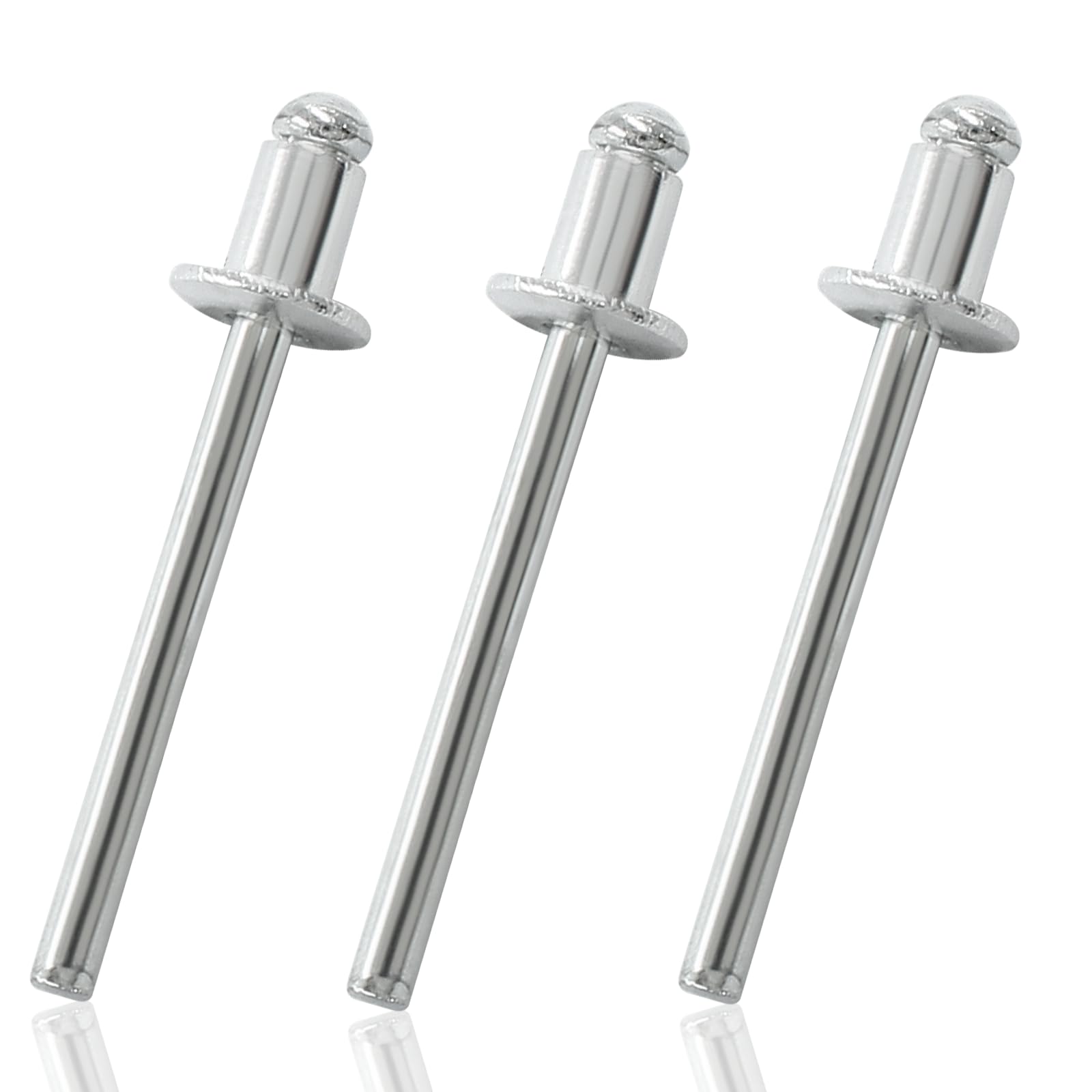 Snapklik.com : Zorveiio 100 Pcs 3/16" X 3/8" Aluminum Blind Rivets Dome ...