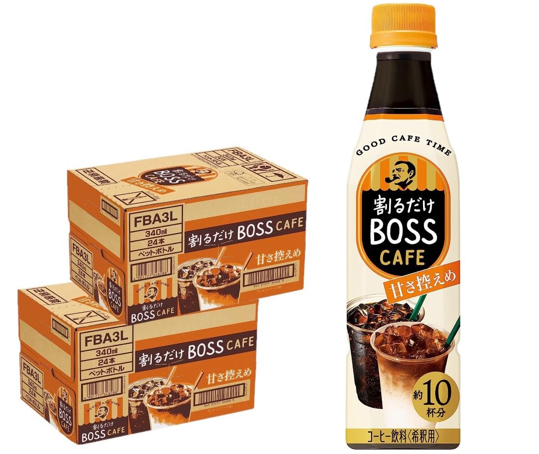 Amazon.co.jp: Suntory Boss Cafe Base Concentrated Coffee 11.5 fl oz ...