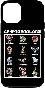 Amazon.com: iPhone 13 Cryptozoology Mothman Bigfoot Ness List Of Cryptid Monsters Case : Cell ...
