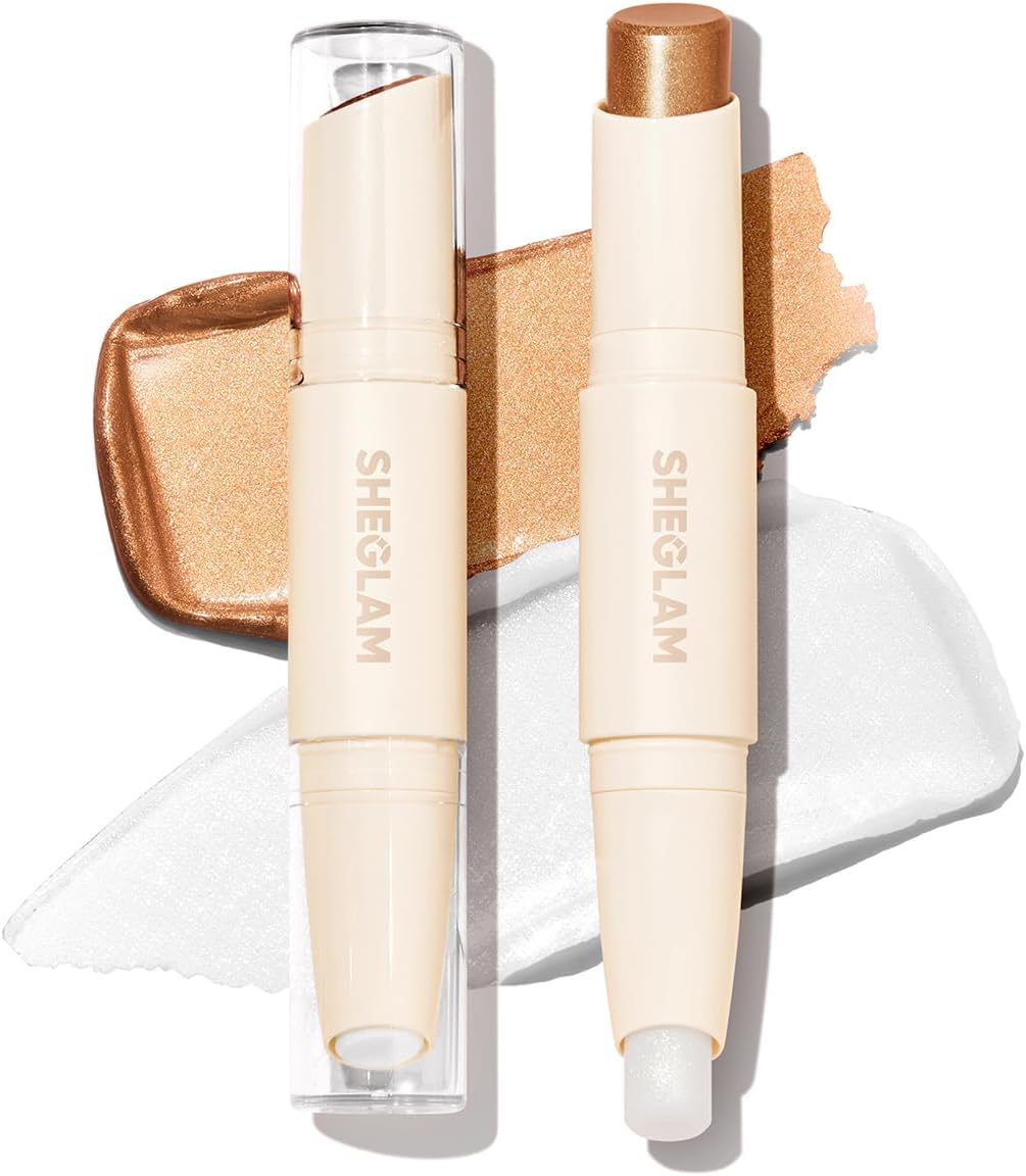 Amazon.com: SHEGLAM 2 In 1 Dual Head Cream Contour Highlighter Stick ...