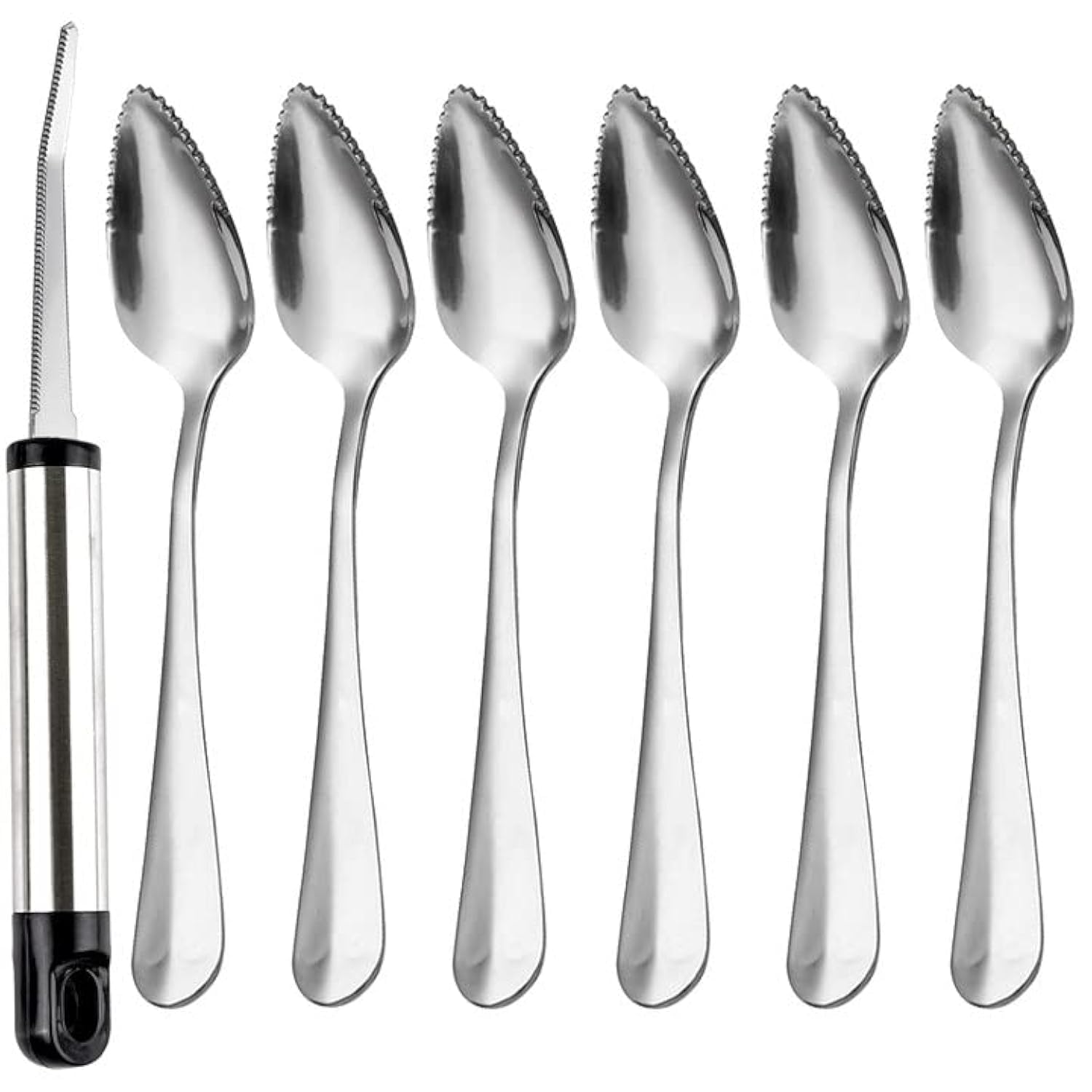 Amazon.com: WXJ13 7 PCS Grapefruit Spoons and Grapefruit Knife ...