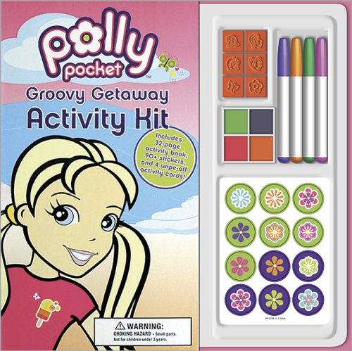 Amazon | Polly Pocket Groovy Getaway Activity Kit | Goldstein, Alrica | Activity Books