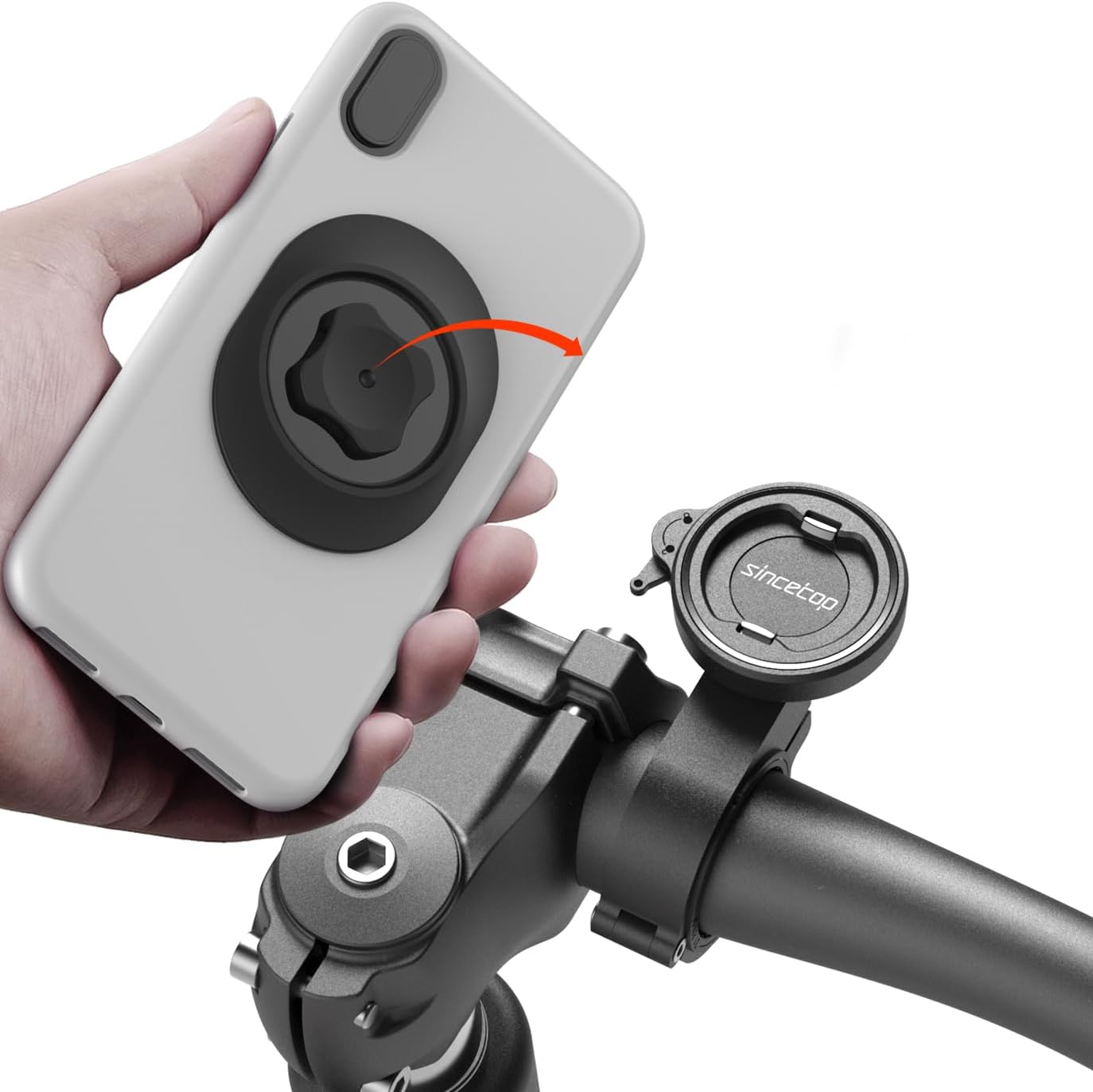 Amazon.com: UPPEL Bike Phone Mount 360° Rotatable Bike Phone Holder ...