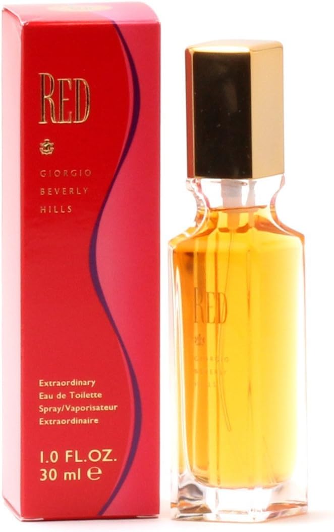 Amazon.com : Red By Giorgio Beverly Hills for Men - 3.4 Oz EDT Spray ...