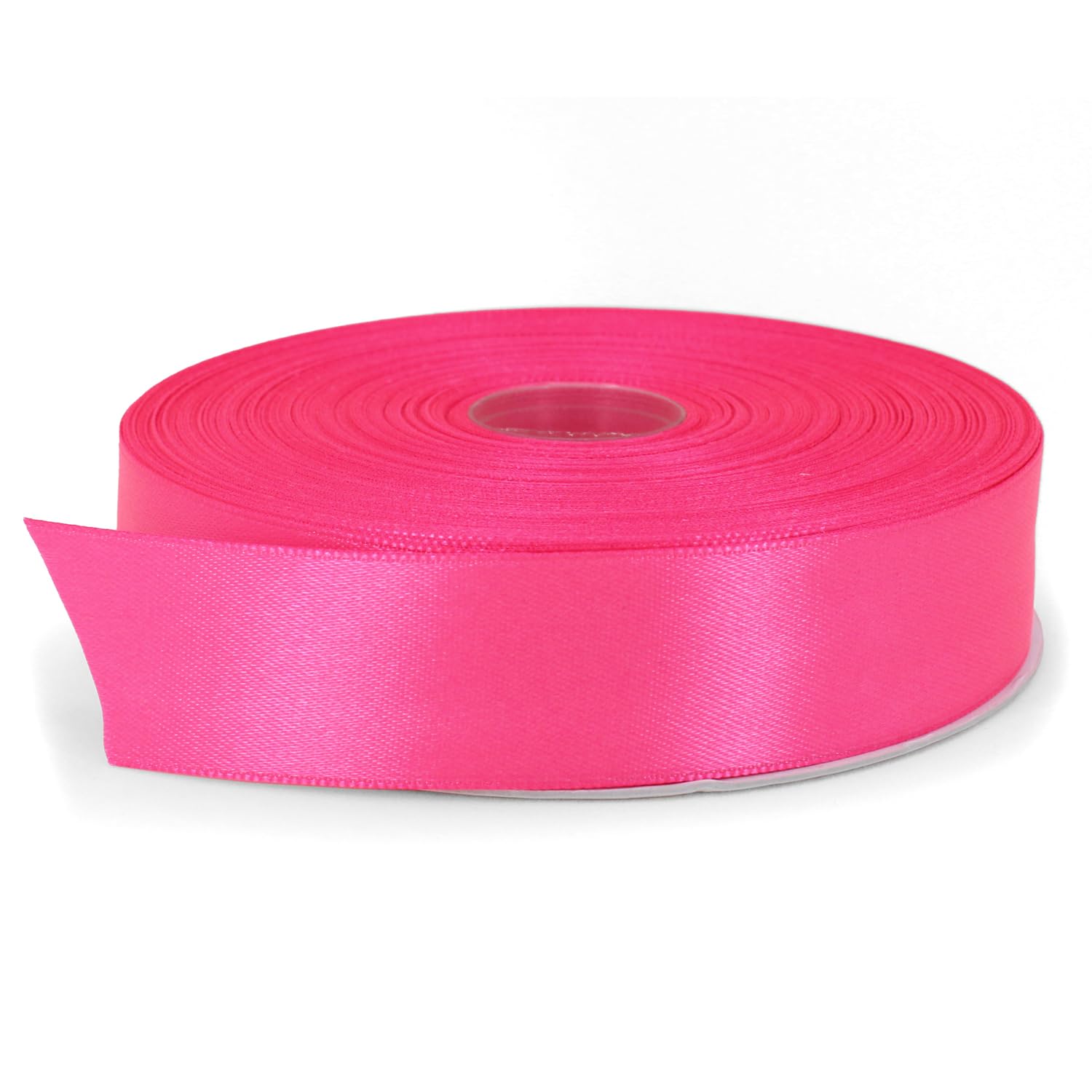 Amazon.com: Stuffvisor Pink Satin Ribbon, 1 inch x 50 Yards, Double ...