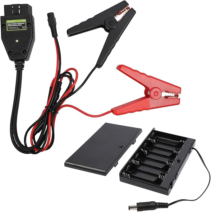 MR CARTOOL ECU Memory Saver OBD II Emergency Power Cable