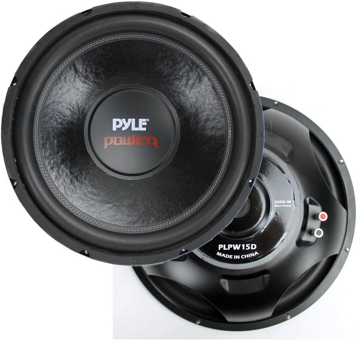 Amazon.com: Pyle PLPW15D 15" 2000 Watt 4-Ohm DVC Power Car Audio ...