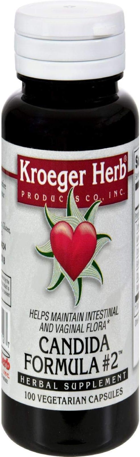 Amazon.com: Kroeger Herb Candida Formula #1 100 Vcap : Health & Household