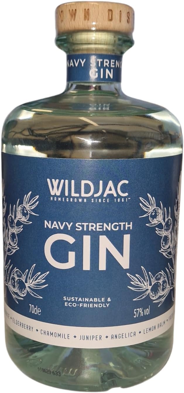 Wildjac Navy Strength Gin 70cl 57% ABV : Amazon.co.uk: Grocery