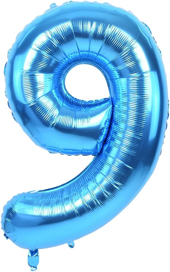Amazon.com: TONIFUL 40 Inch Blue Large Numbers Balloon 0-9 Foil Mylar ...