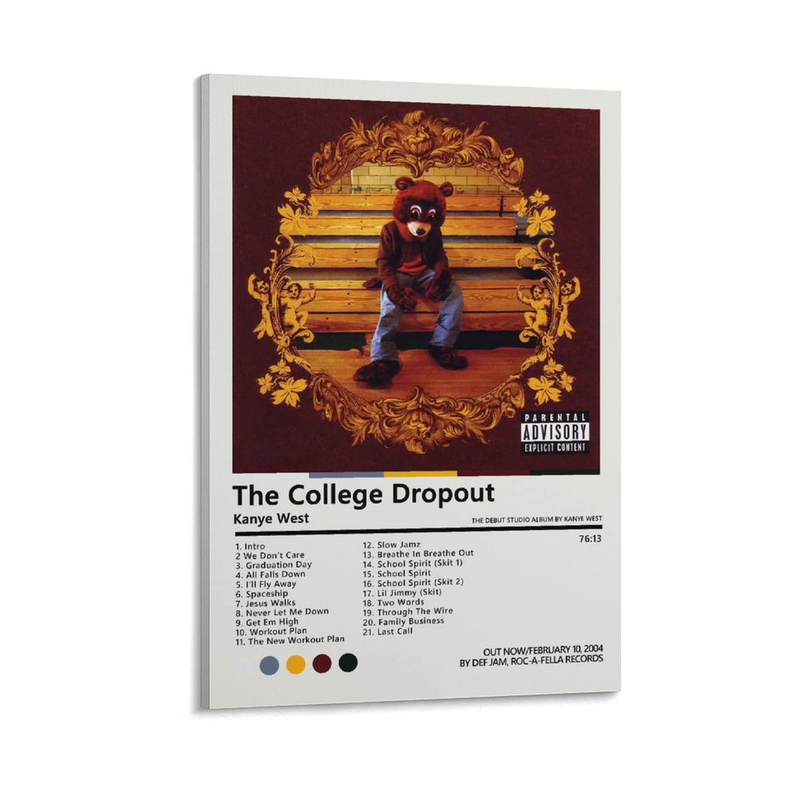 Kanye West College Dropout Poster