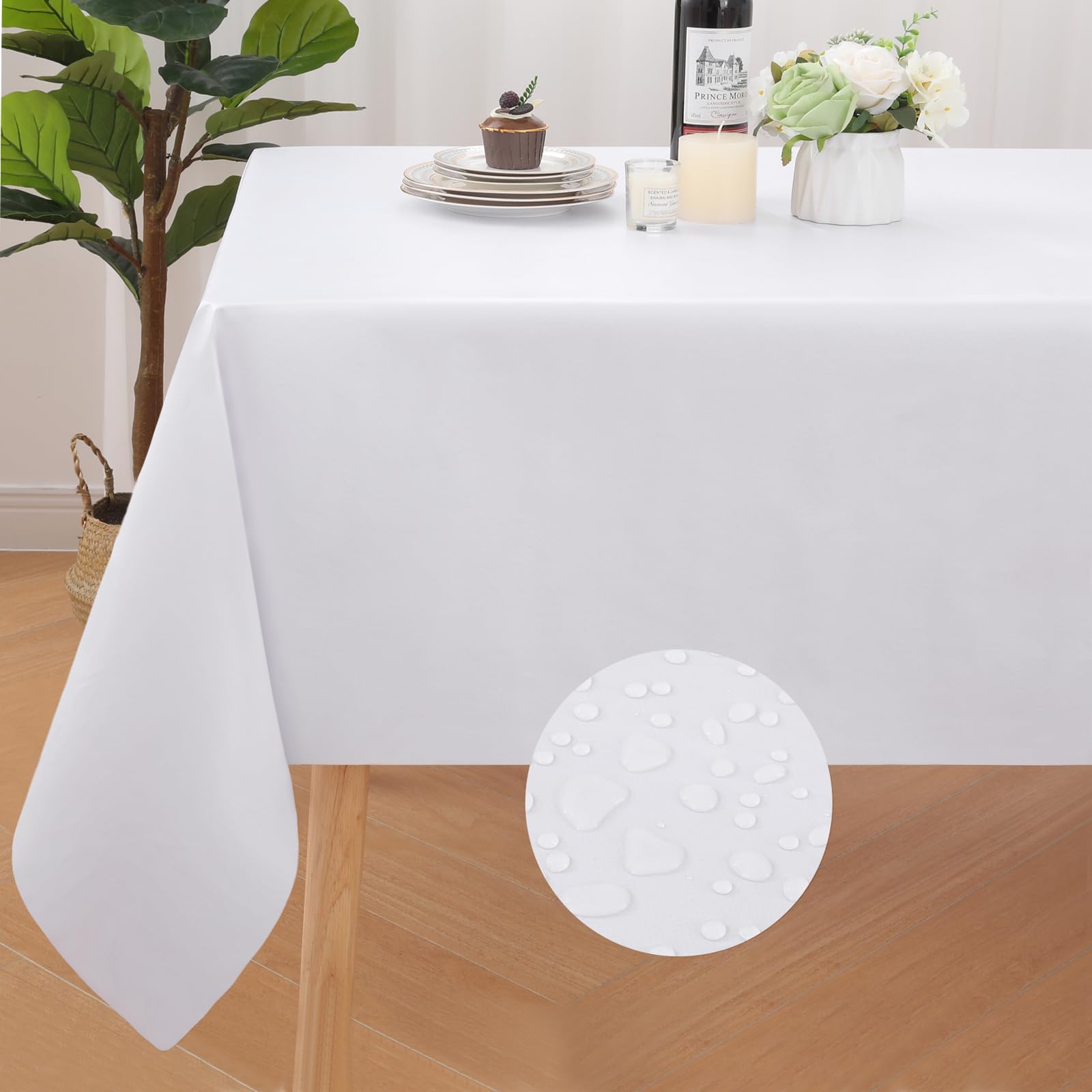 Amazon.com: homing Rectangle Vinyl Tablecloth, 100% Waterproof ...