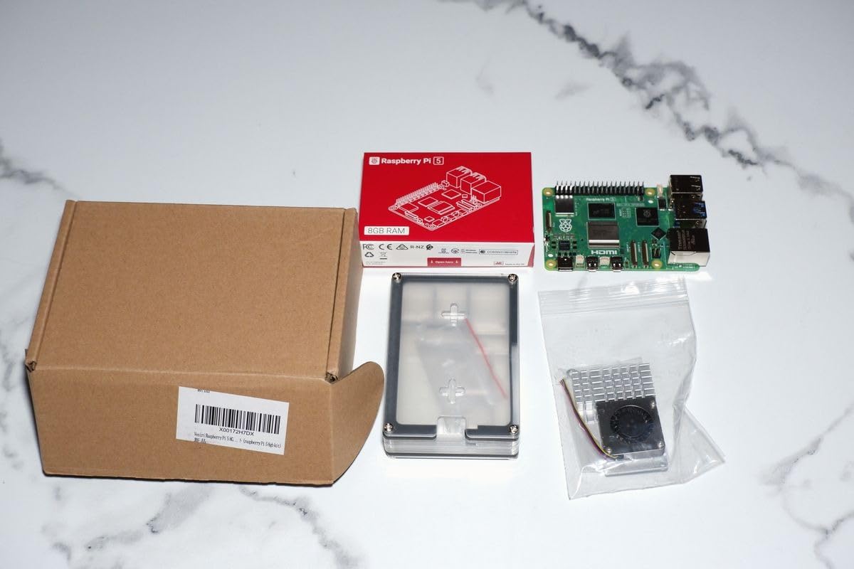 Amazon.co.jp: Raspberry pi 5 kit ラズベリーパイ5キット Pi 5 8GB キット技適マーク付 ラズベリーパイ5 8GB キットラズベリーパイ5 8gbボード ...