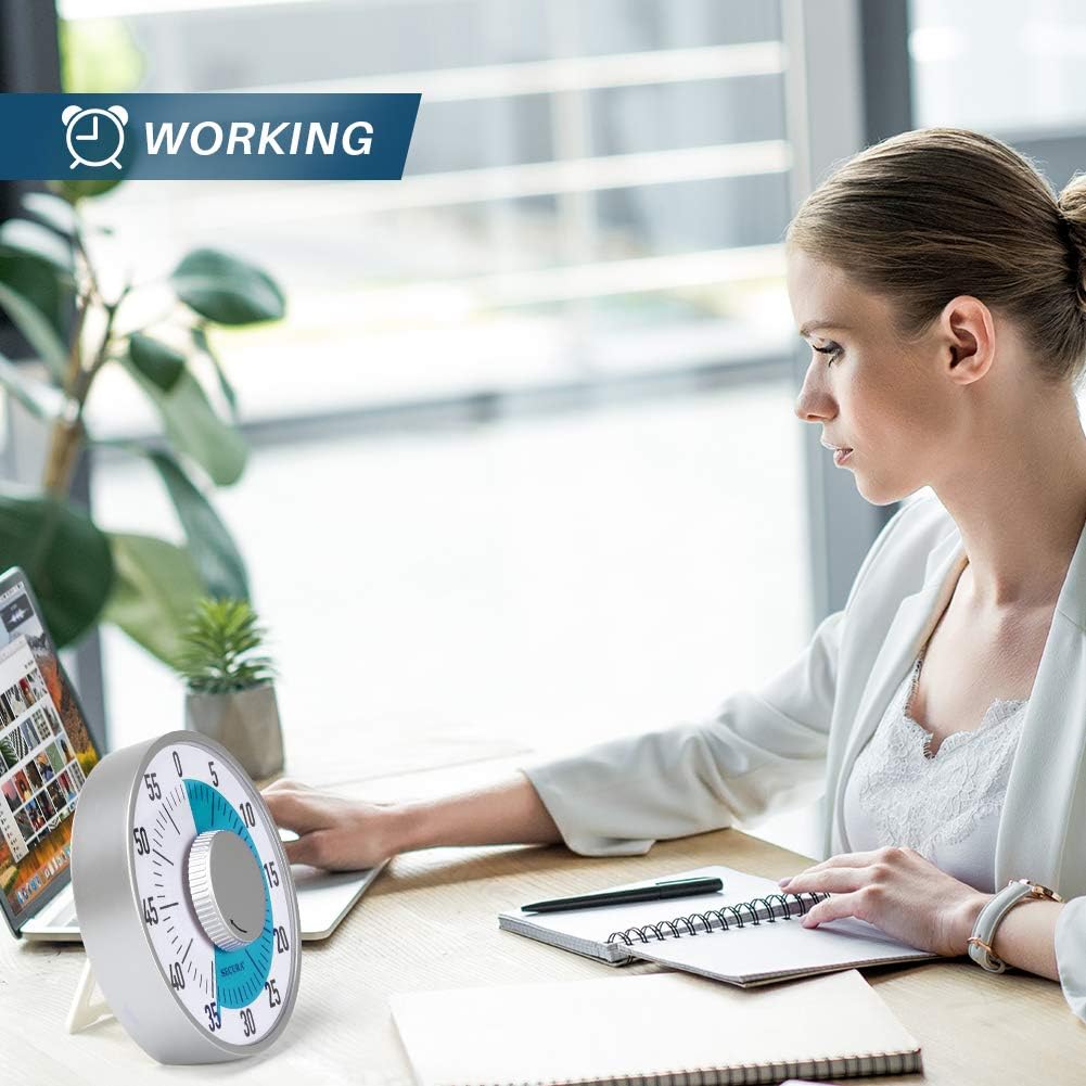 Buy Secura 60-Minute Visual Timer 6-Inch Mechanical Countdown Timers ...