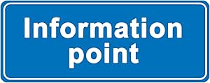 Information Point - Information Sign Removable Self Adhesive Label ...