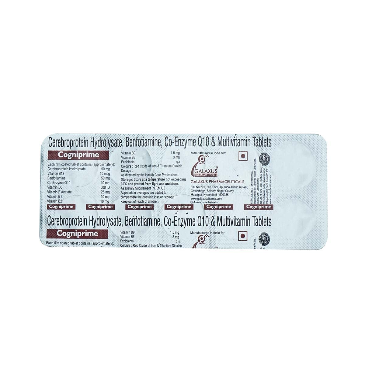 Cogniprime - Strip of 10 Tablets : Amazon.in: Health & Personal Care