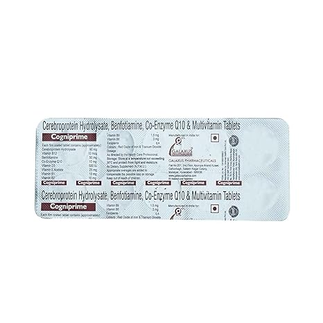 Cogniprime - Strip of 10 Tablets : Amazon.in: Health & Personal Care
