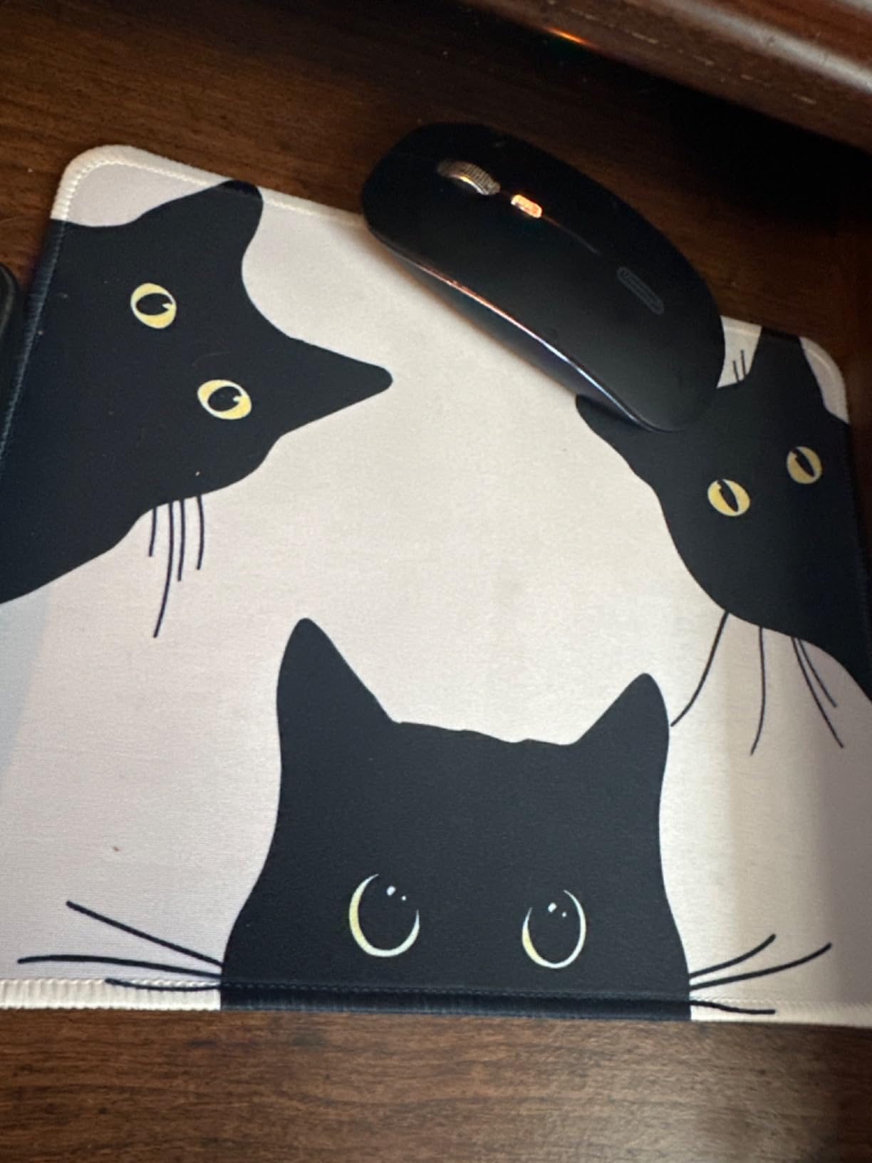 Amazon.com: Funny Mouse pad Square Cute Mouse Mat for Wireless Mouse ...