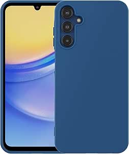 Amazon.com: Foluu Silicone Case for Samsung alaxy A15 5G, Liquid Gel Rubber Bumper Case with ...