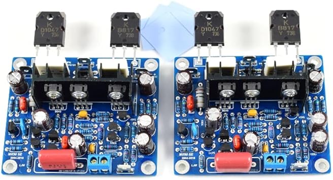 Amazon.com: 1pair Assembled MX50 SE Amplifier Board Dual Channel AMP 15 ...