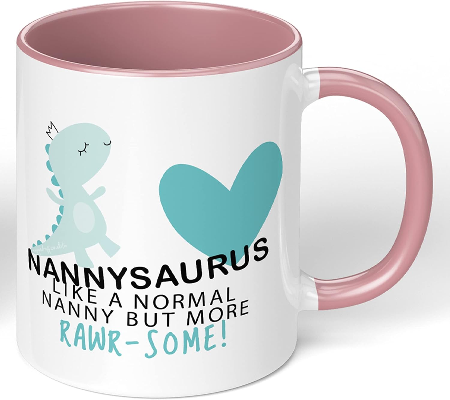 Mugged Off Nanny Gift | Nanny Mug Pink Nannysaurus Ideal Nan Mothers ...