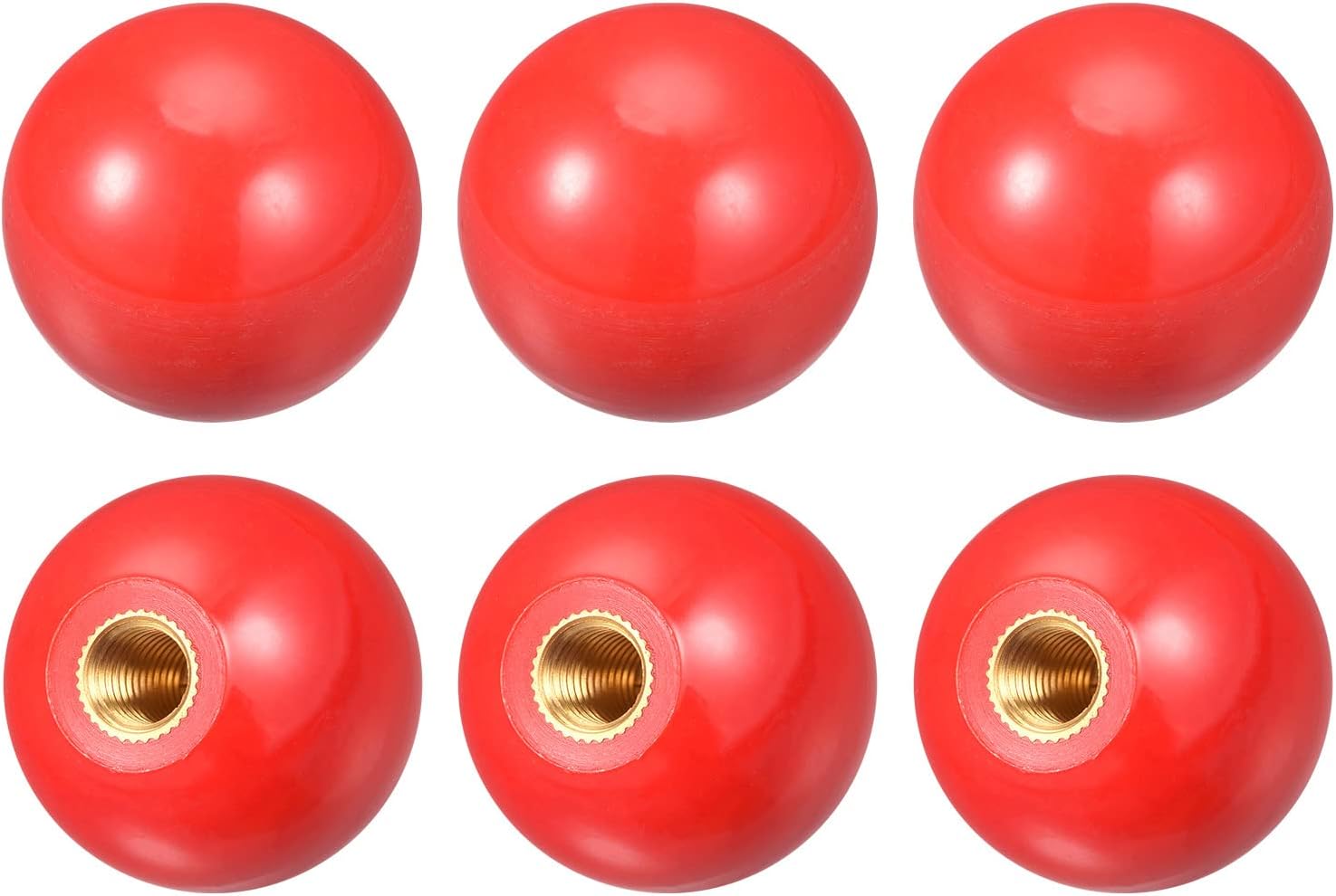 Amazon.com: COMOK Red 5pcs 38mm Diameter 10mm Hole Diameter Mounded ...
