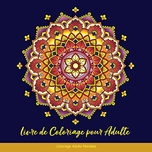 Amazon.fr - Livre de Coloriage pour Adulte: Coloriage Adulte Mandala ...