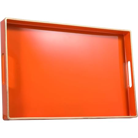 Amazon.com | American Atelier Carry 14 x 19 inches Rectangular Tray ...
