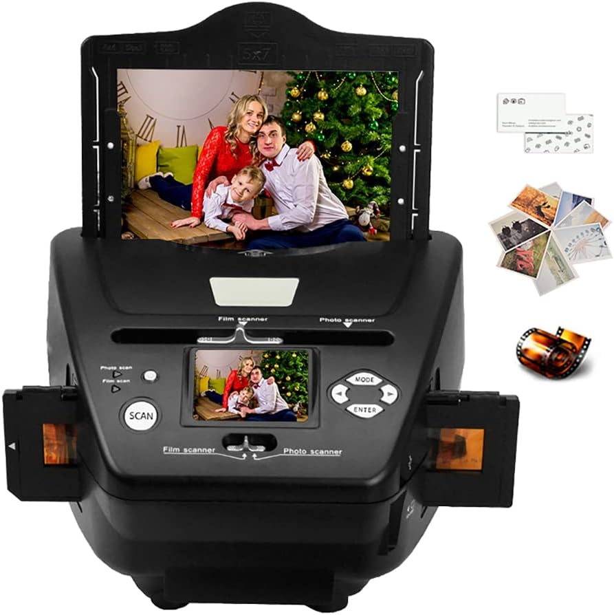 Portable Film Slide Photo Scanner 16MP High-Resolution Negative Convert ...