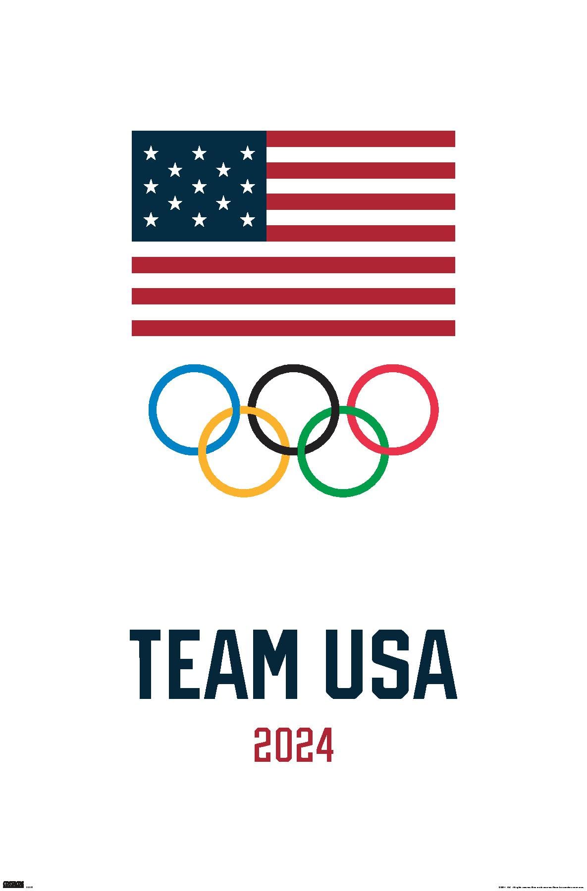 Amazon.com: Trends International Team USA - Logo Wall Poster, 22.37" x ...