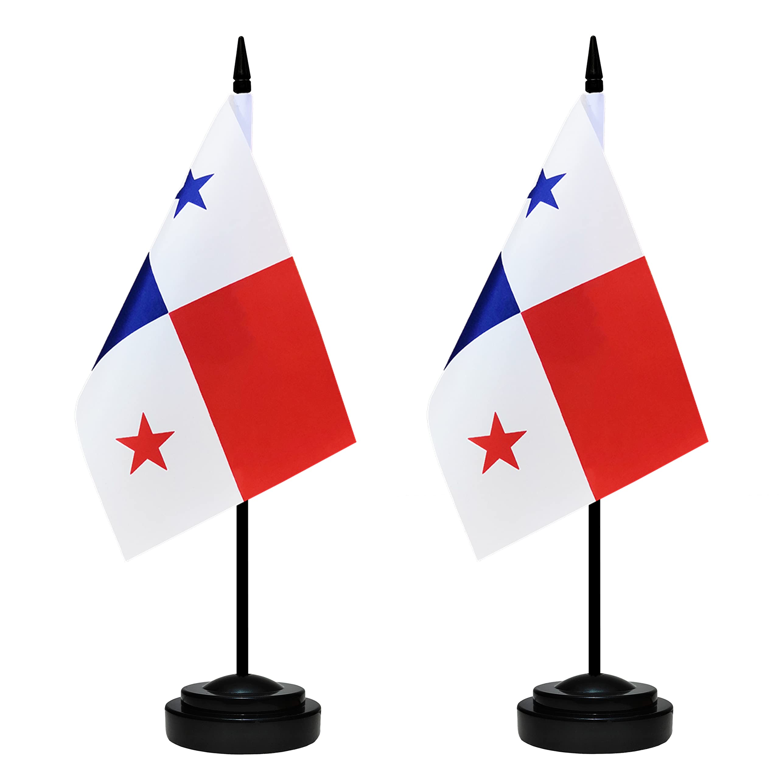 Amazon.com: Panama Desk Flag Set, 2 Pack Panamanian Table Office Flags ...
