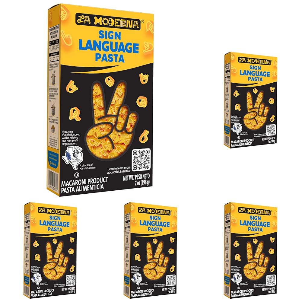Snapklik.com : La Moderna Sign Language Pasta, In Collaboration