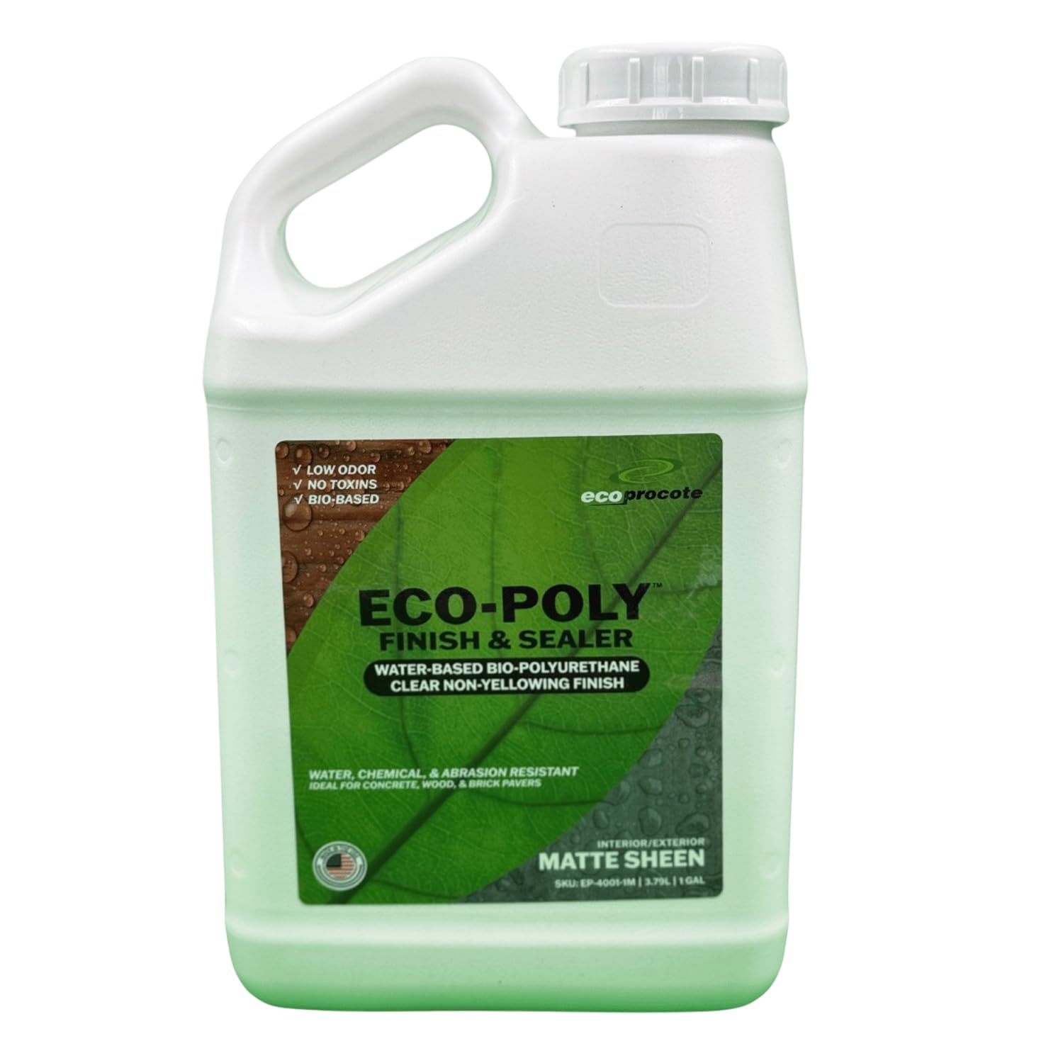 Eco Poly Polyurethane Sealer Non Toxic Low Odor Quick Dry | Desertcart ...