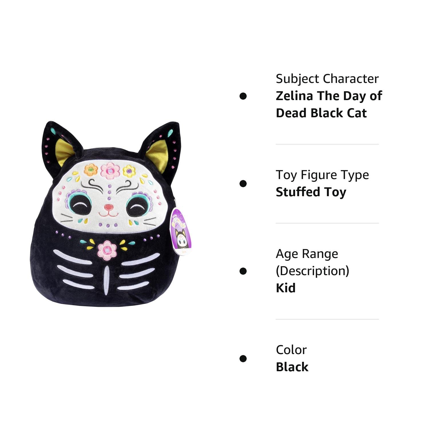 Snapklik.com : 12 Zelina The Day Of Dead Cat - Official Kellytoy Plush ...