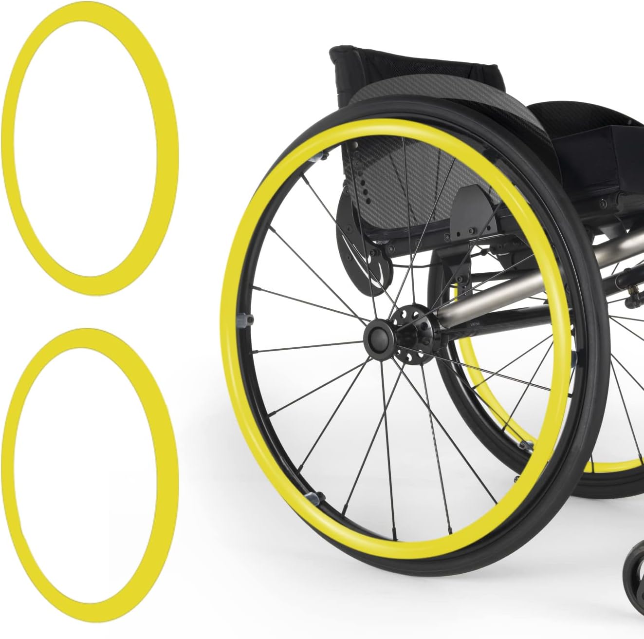 Amazon.com: 1 Pair 24’’ Wheelchair Push Rim Covers，Non-Slip Wear ...