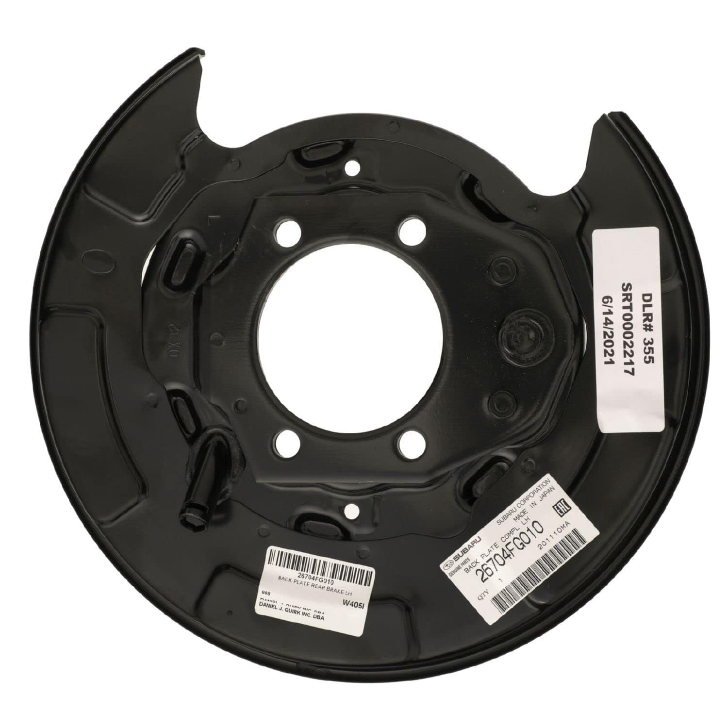 Amazon.com: Subaru Left Brake Dust Shield for 2008-2014 Forester ...