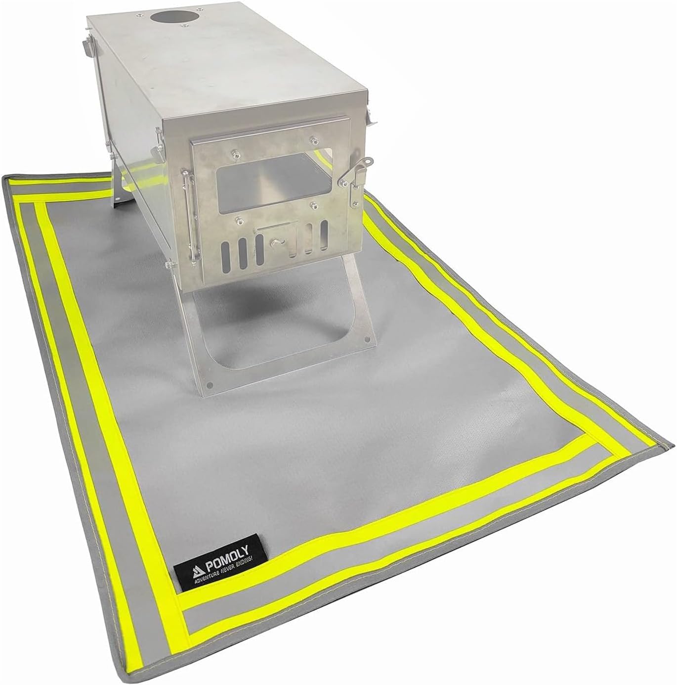 Amazon.com : POMOLY Stove Ember Mat Fire Pit Mat, Hot Tent Footprint ...