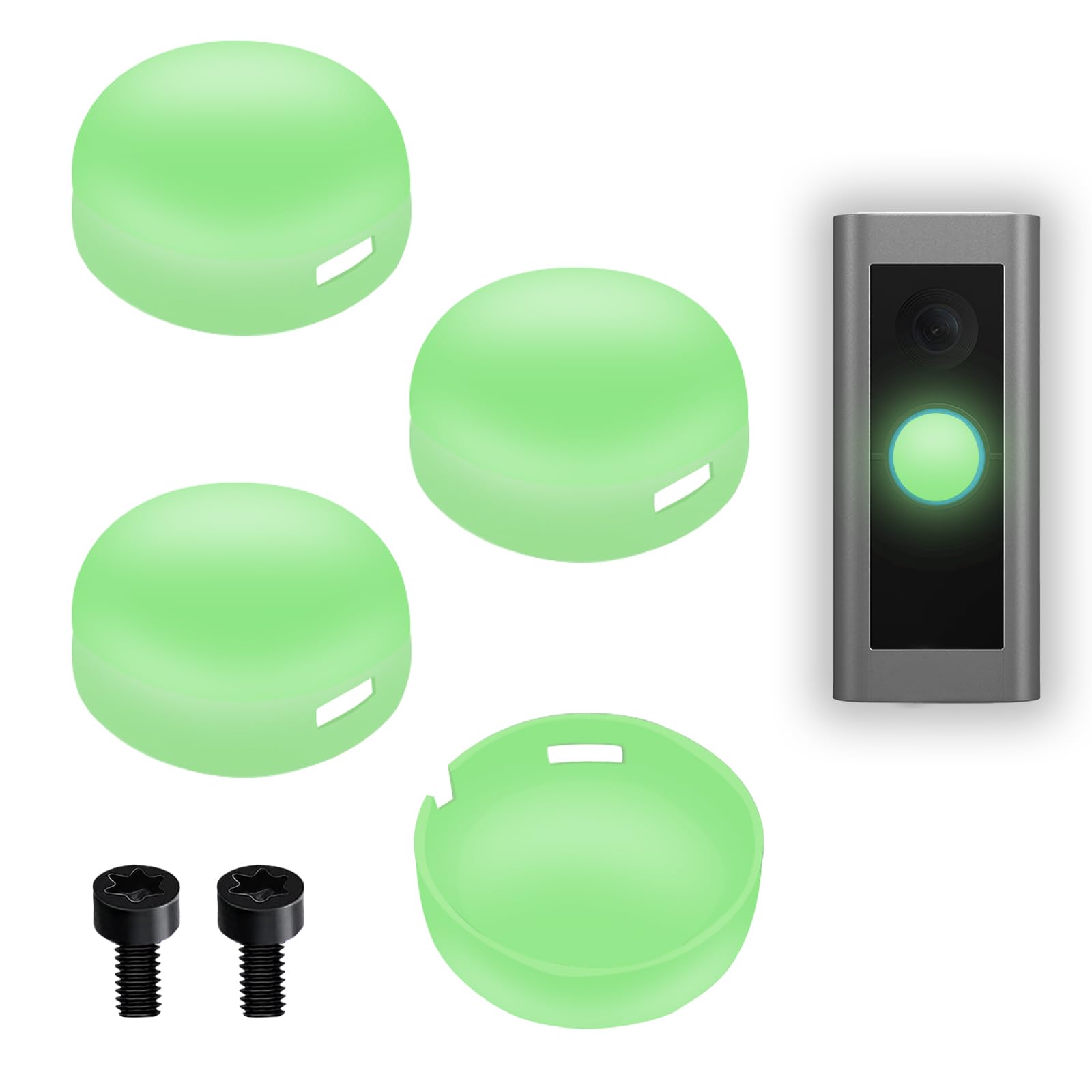 4 Pcs Doorbell Button Replacement - Doorbell Pro Buttons Replacement ...