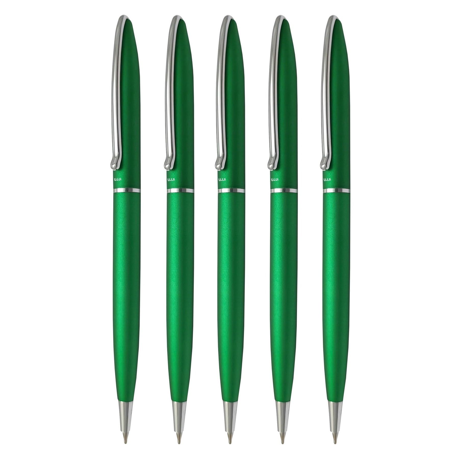 UJJi Green Color Matte Finish Sleek Design Metal Body Ball Pen : Amazon ...