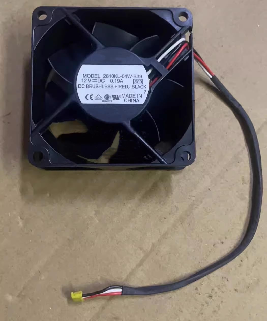 Amazon.com: 2810KL-04W-B39 DC12V 0.19A 3-Wire Projector Cooling Fan ...