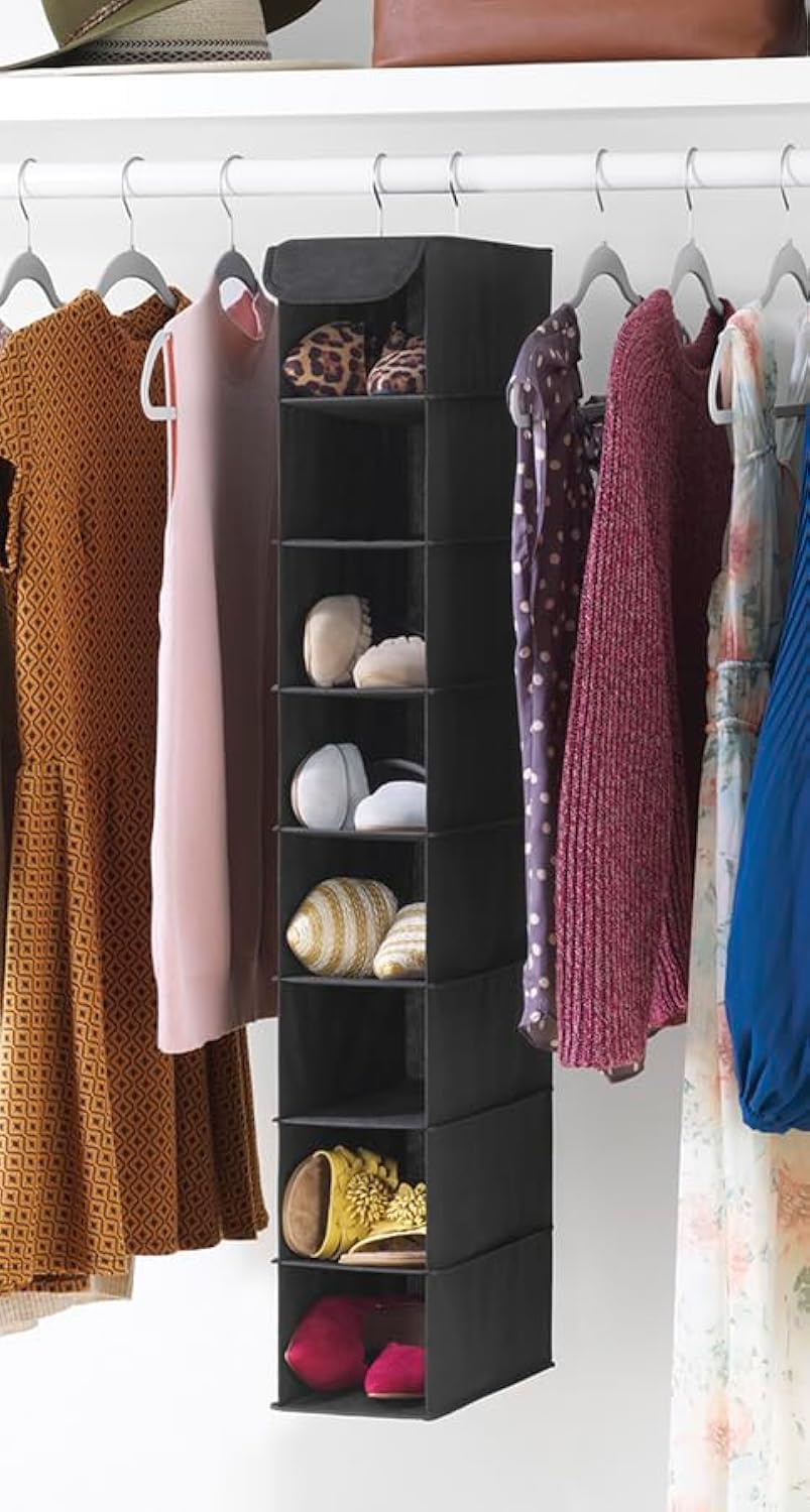Amazon.com: Whitmor Hanging Shoe Organizer, 8 Shelves-Hanging Closet ...