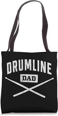 Amazon.com: Drumline Dad Marching Band Drummer Drum Player Dad Tote Bag ...