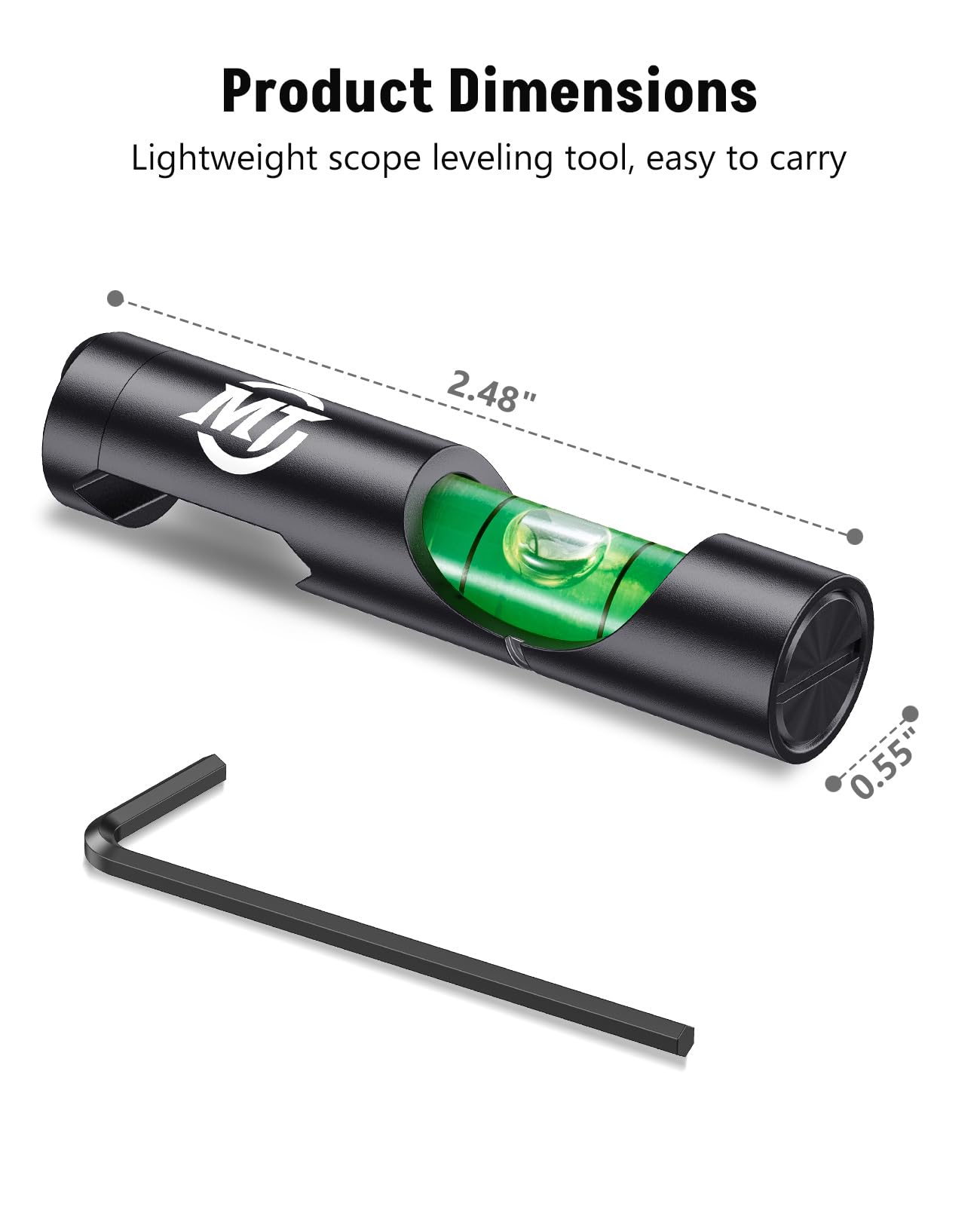 Snapklik.com : Scope Level Precision Bubble Level For Scope Aluminum ...