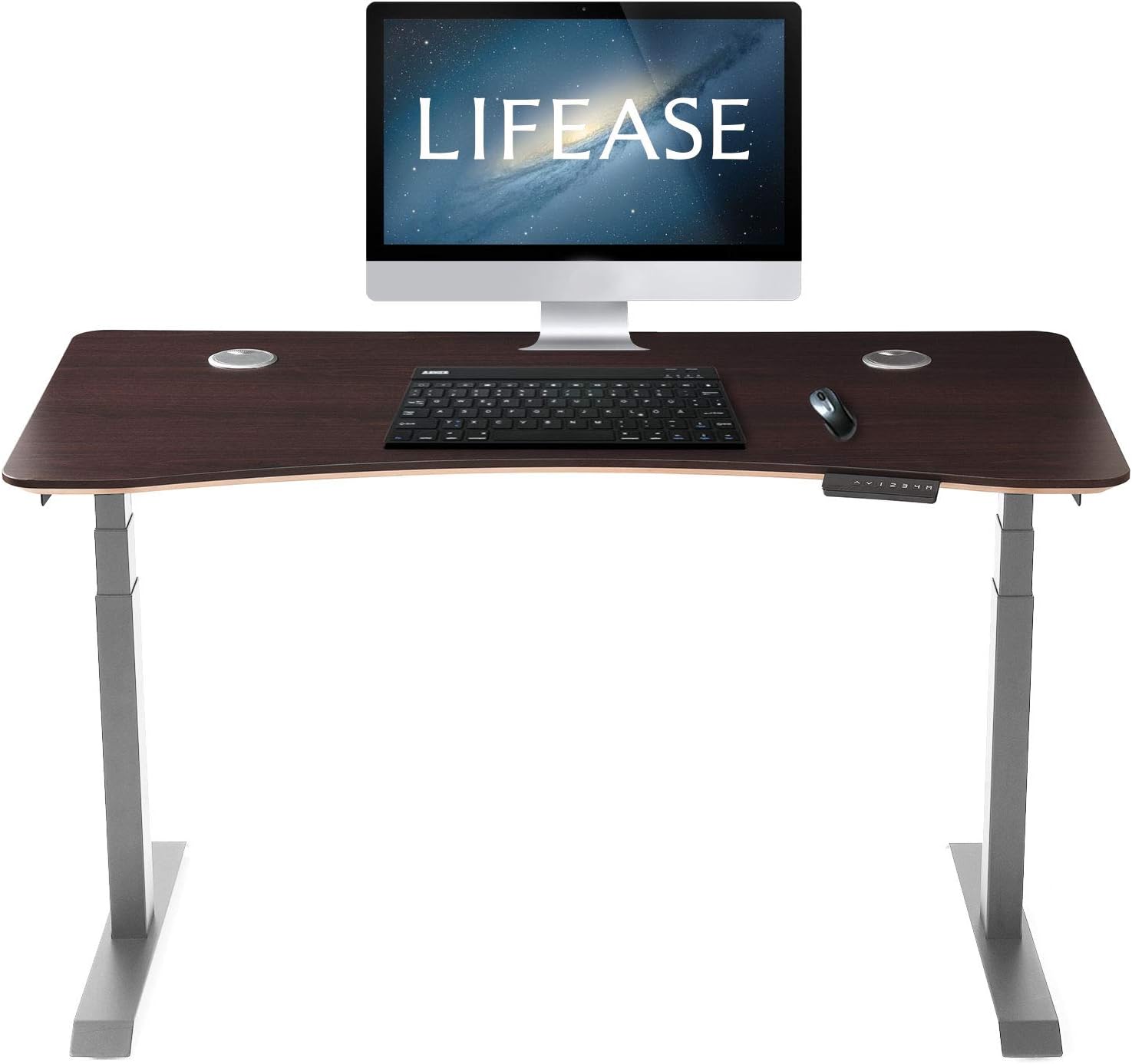 Amazon.com: NA Lifease Height Adjustable Desk Electric Standing Desk ...