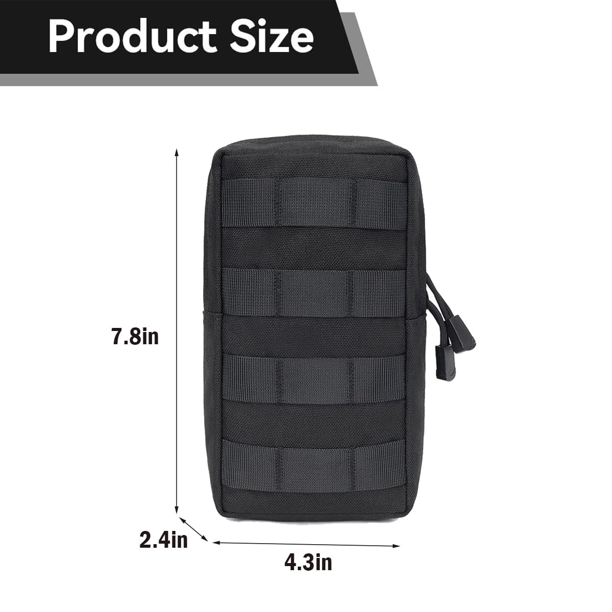 Snapklik.com : CREATOR 3 Pack Molle Utility Pouches, MOLLE Bottle Pouch ...