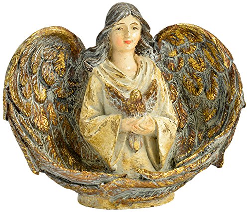 Caffco International Angel Bust Holding Bird Sculpture : Amazon.in ...