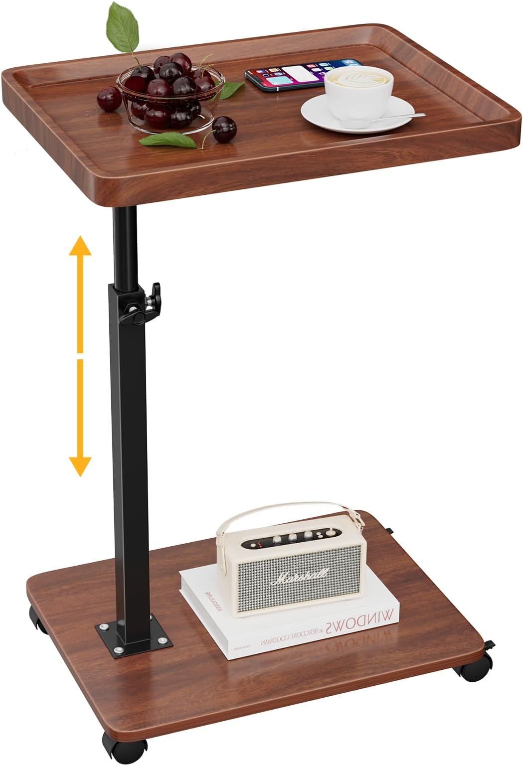 Amazon.com: Adjustable Couch Side Table, Sofa Tray Table for Couch Arm ...